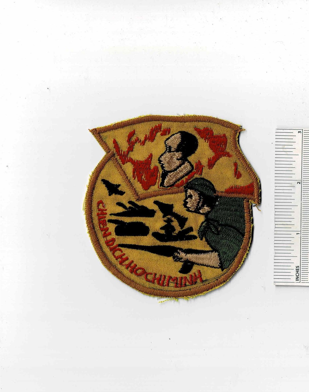 Rare Vietnam War VIET CONG Ho Chi Minh Campaign Shoulder Patch Vc Nva ...