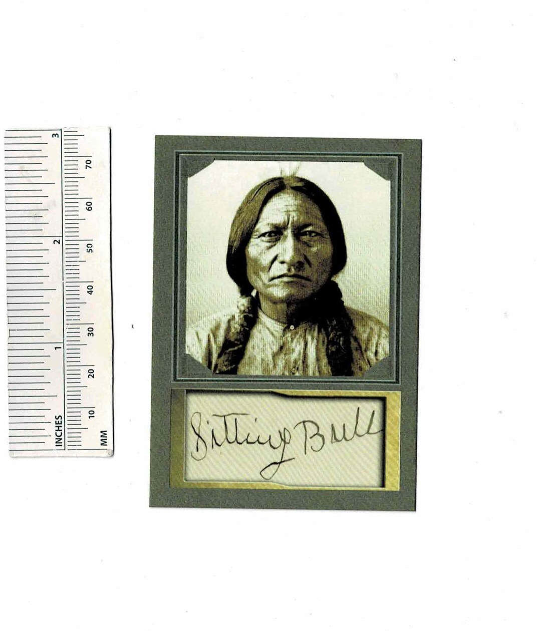 SITTING BULL Lakota Indian Chief Native American Trading Card W ...