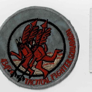 WW2 RED DEVILS 434th Tactical Fighter Squadron USAAF Us Army Air Force Wwii Cloth Shoulder Patch ...