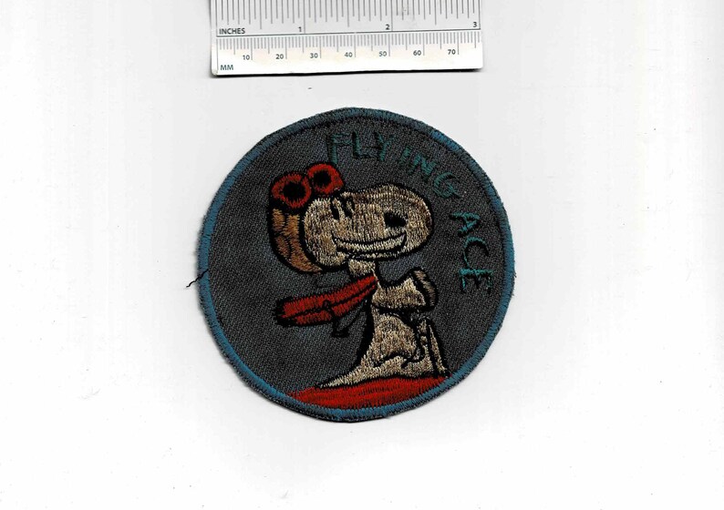 Vietnam War SNOOPY Flying Ace USAF US Air Force Shoulder Patch - Etsy