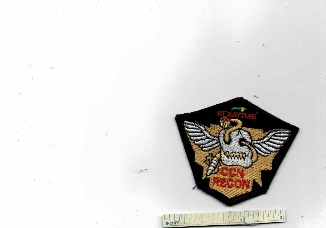 Vietnam War RECON RATTLER Rt Special Ops Forces Ccn US Army Shoulder ...