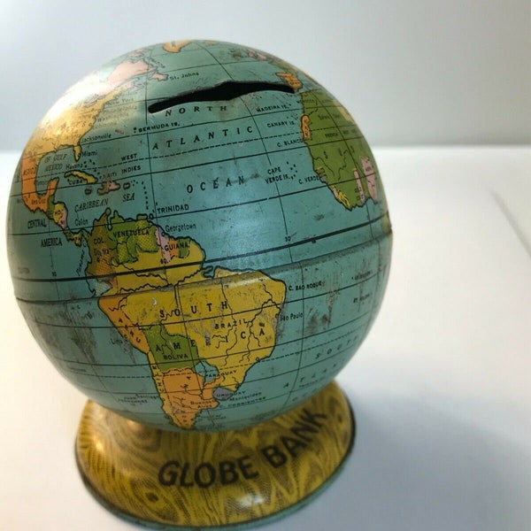 Globe Bank - Etsy