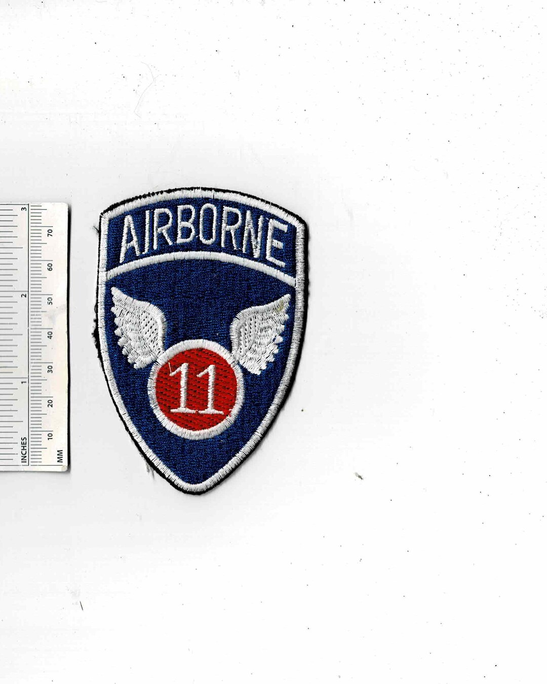 WW2 11th AIRBORNE Us Army Shoulder Patch Cloth Quilt Div Wwii Vintage ...