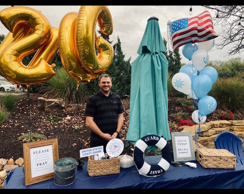 U.S. Coast Guard Photo Booth Props 21 Items Goodbye Party | Etsy