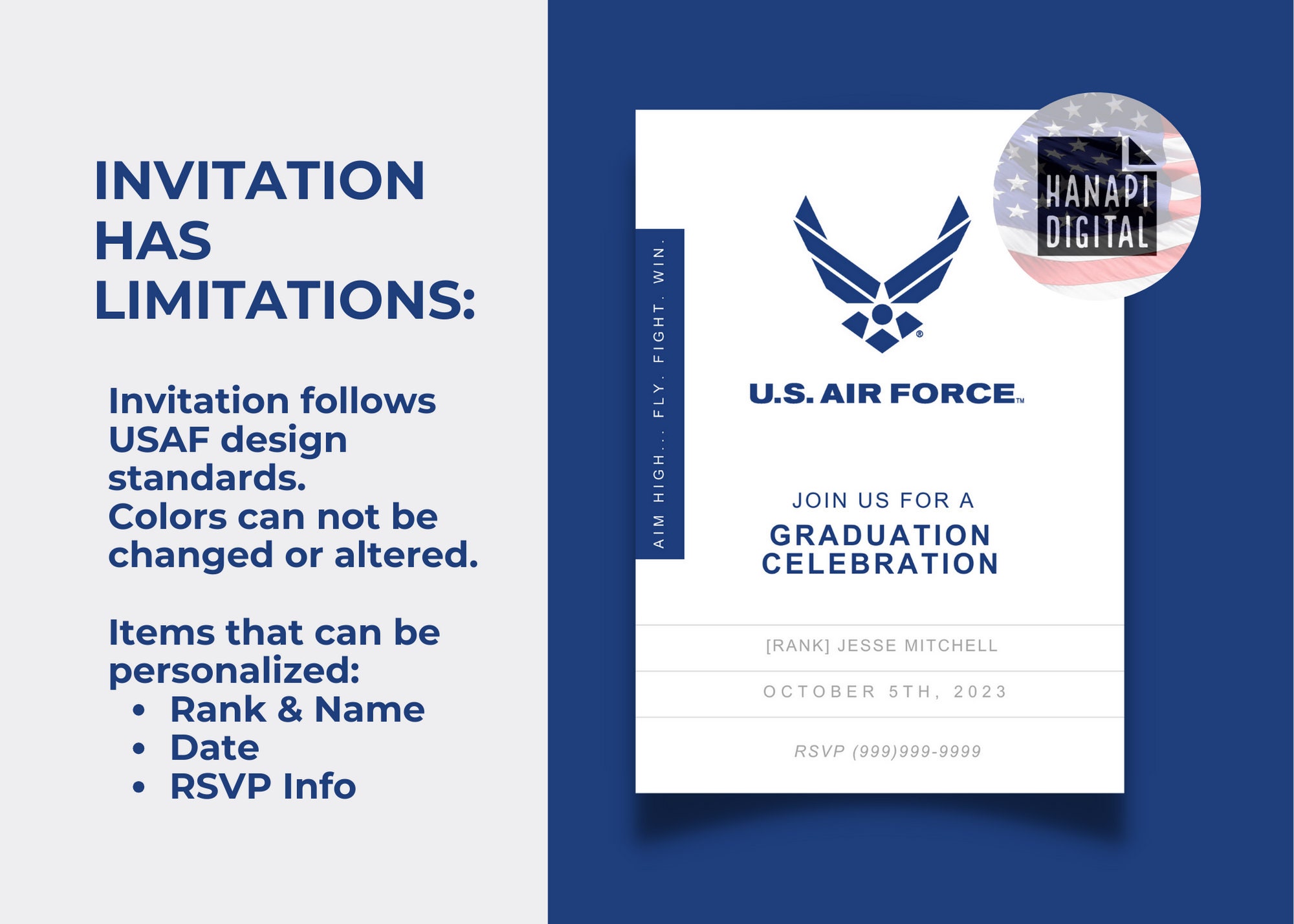 2024 US Air Force Invitation Boot Camp, Graduation, Send Off, Welcome ...