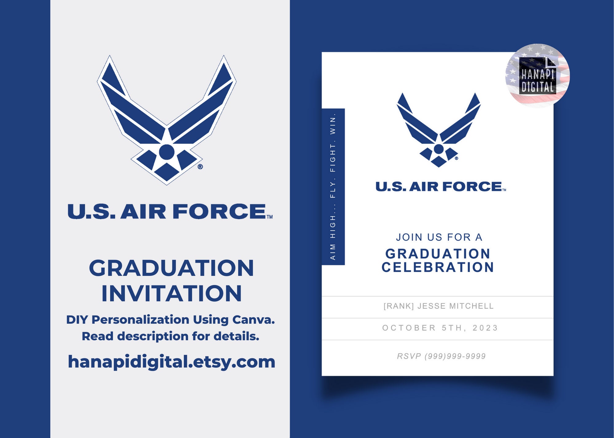 2024 US Air Force Invitation Boot Camp, Graduation, Send Off, Welcome ...