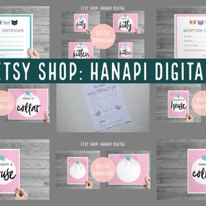 ULTIMATE BUNDLE | Cat Kitten Kitty Birthday Party | Kids Birthday Party ...