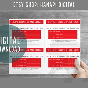 Late Tuition Payment Reminder | Accounting for Students | Minimal ...
