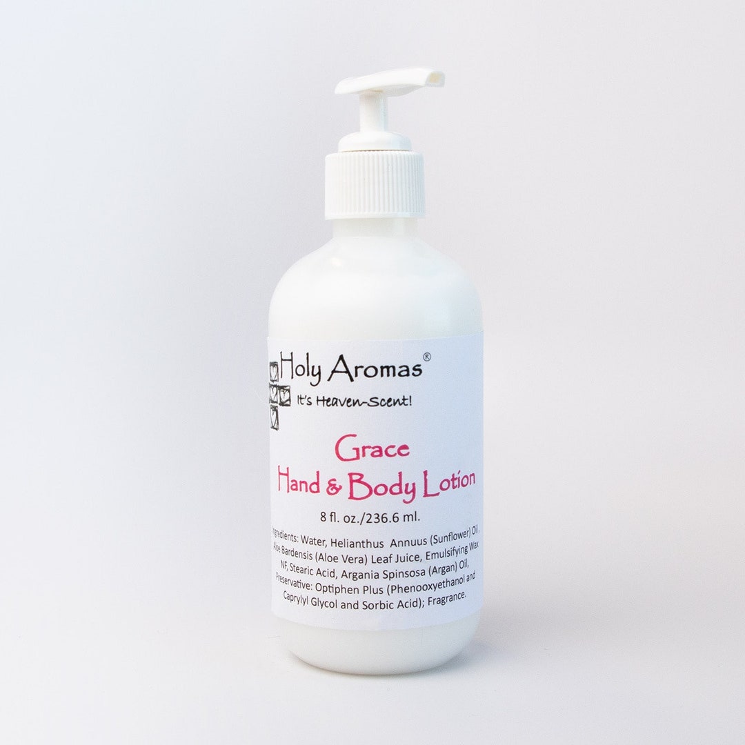 Holy Aromas® Hand and Body Lotion Grace 8oz From the - Etsy
