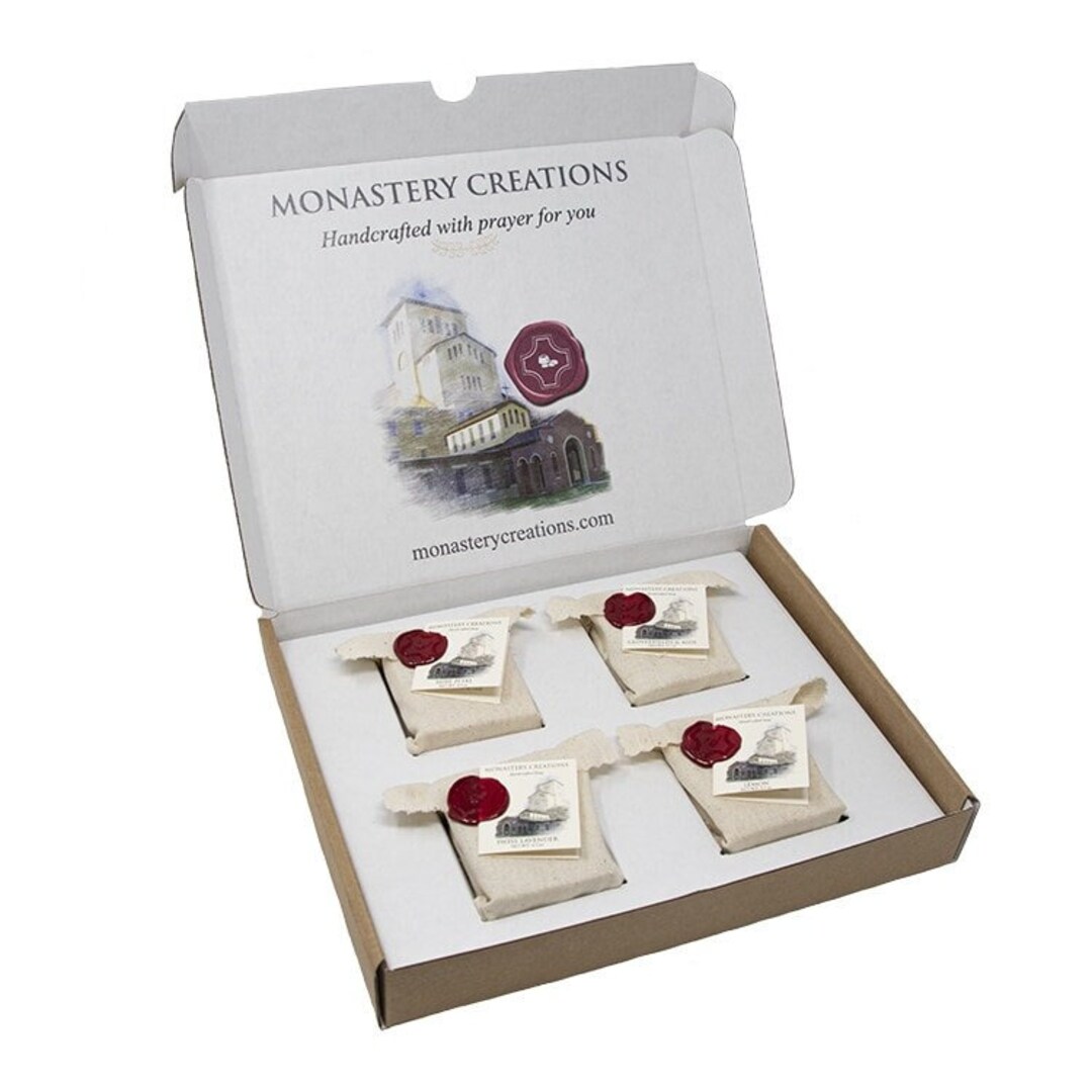 Monastery Creations Spring Gift Box: Handmade All-natural Soap From the ...