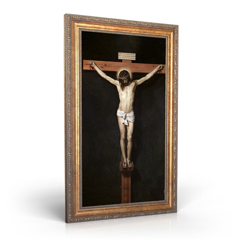 Christ Crucified Painting by Diego Velázquez 1632 Framed | Etsy