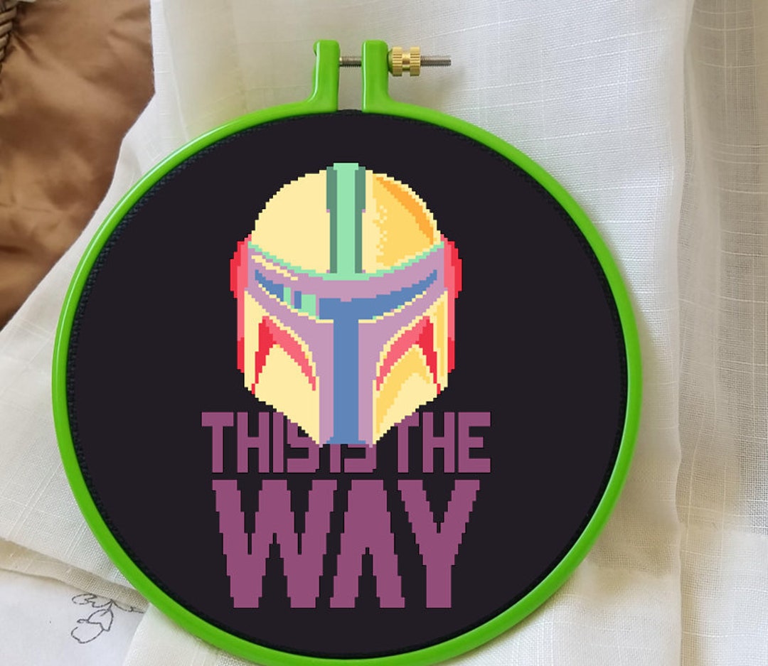 STAR WARS Mando Cross Stitch Pattern - Instant Download PDF - Etsy
