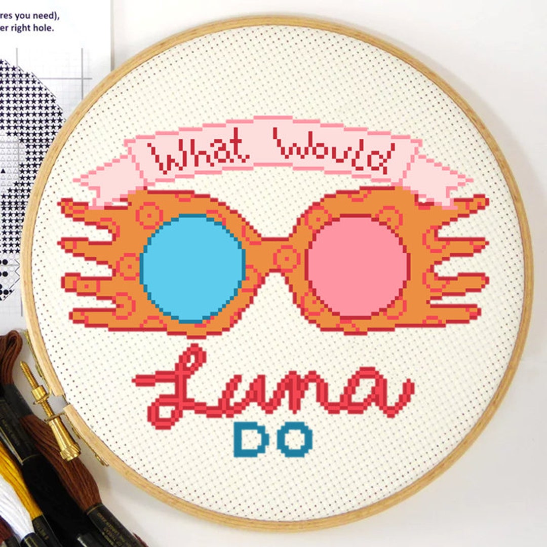 LUNA LOVEGOOD Spectrepecs Cross Stitch - Instant Download PDF - Etsy