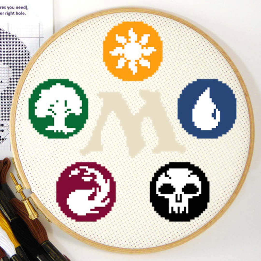 MAGIC the GATHERING Cross Stitch - Instant Download PDF - Etsy