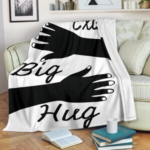 Extra Hugs, Throws and Blankets, Housewarming Gift, Throw Blanket, Made ...