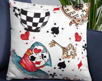 Alice in Wonderland Alice & the Queen Mother Vintage Inspired Throw ...