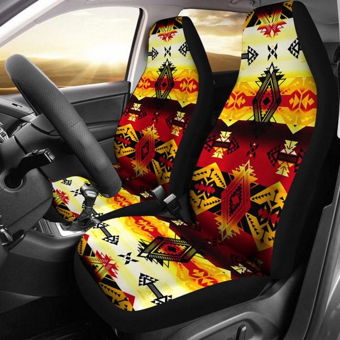 Native America, Indian Inspired, Aztec, Aztec Pattern-car Seat Covers ...