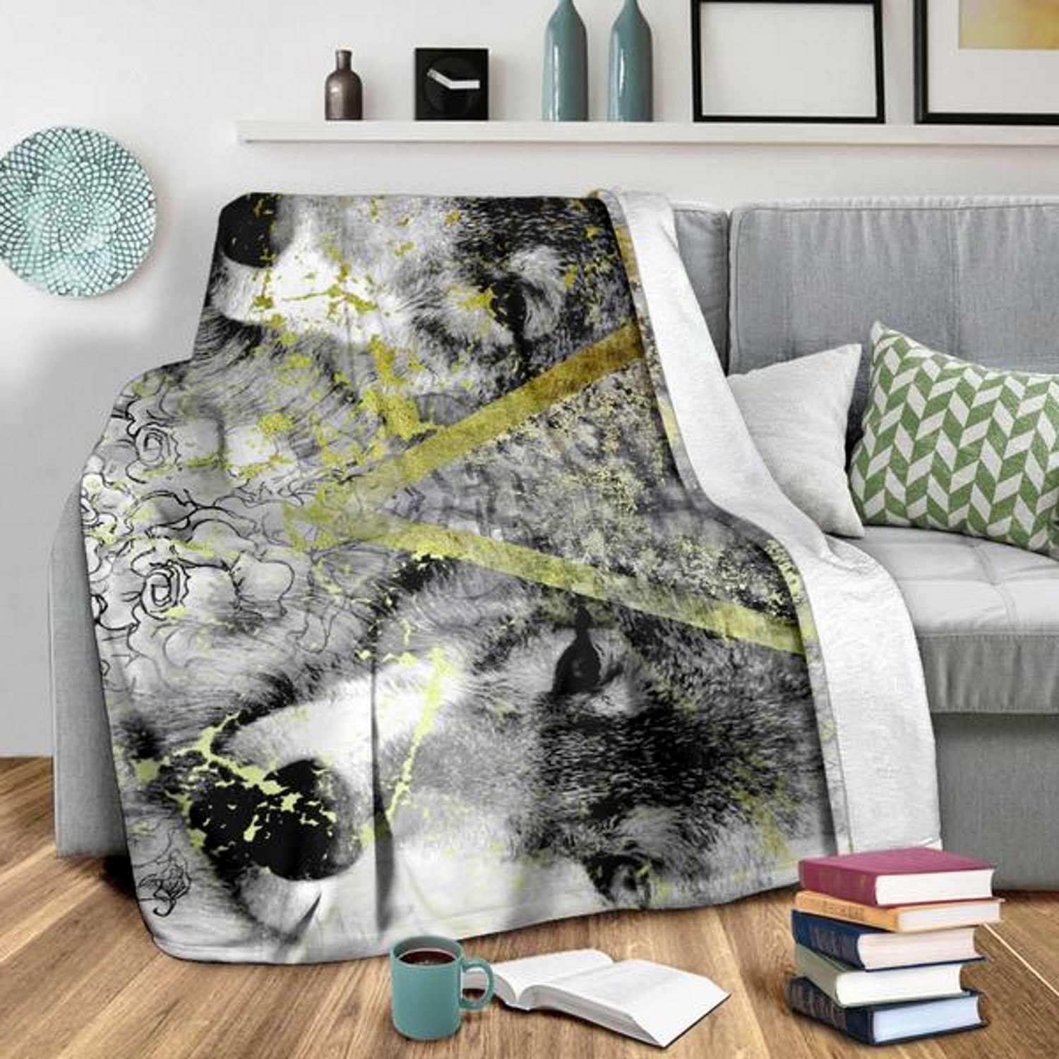 Two Wolves Throws and Blankets Housewarming Gift Throw - Etsy