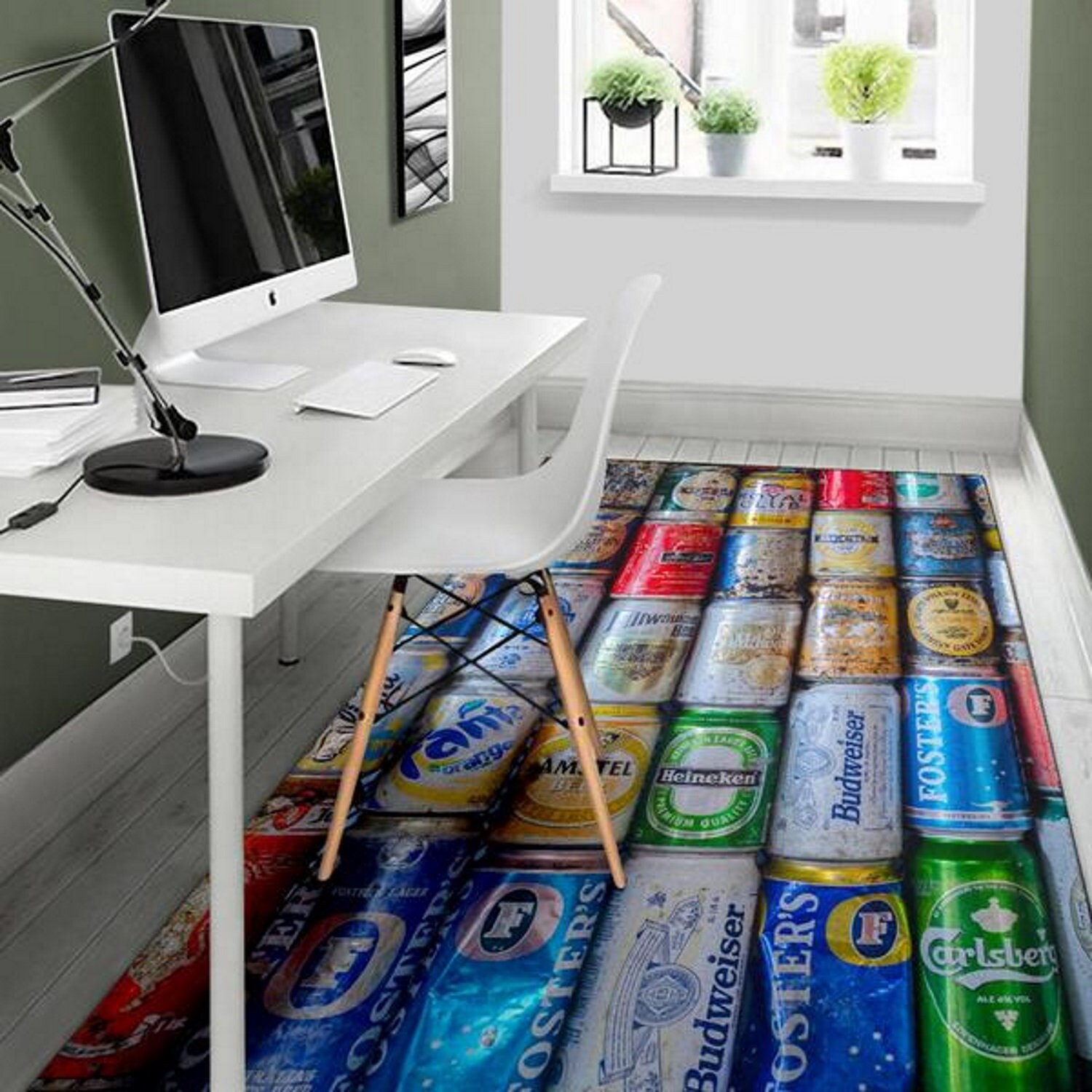 Beer Cans Area Rug Floor Carpet Rug Made to Order Custom - Etsy