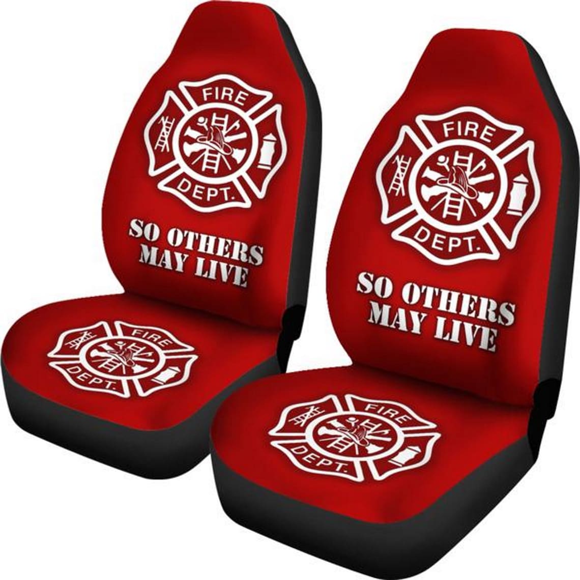 Firefighter Gift so Others May Live Thin Red Line car Seat - Etsy