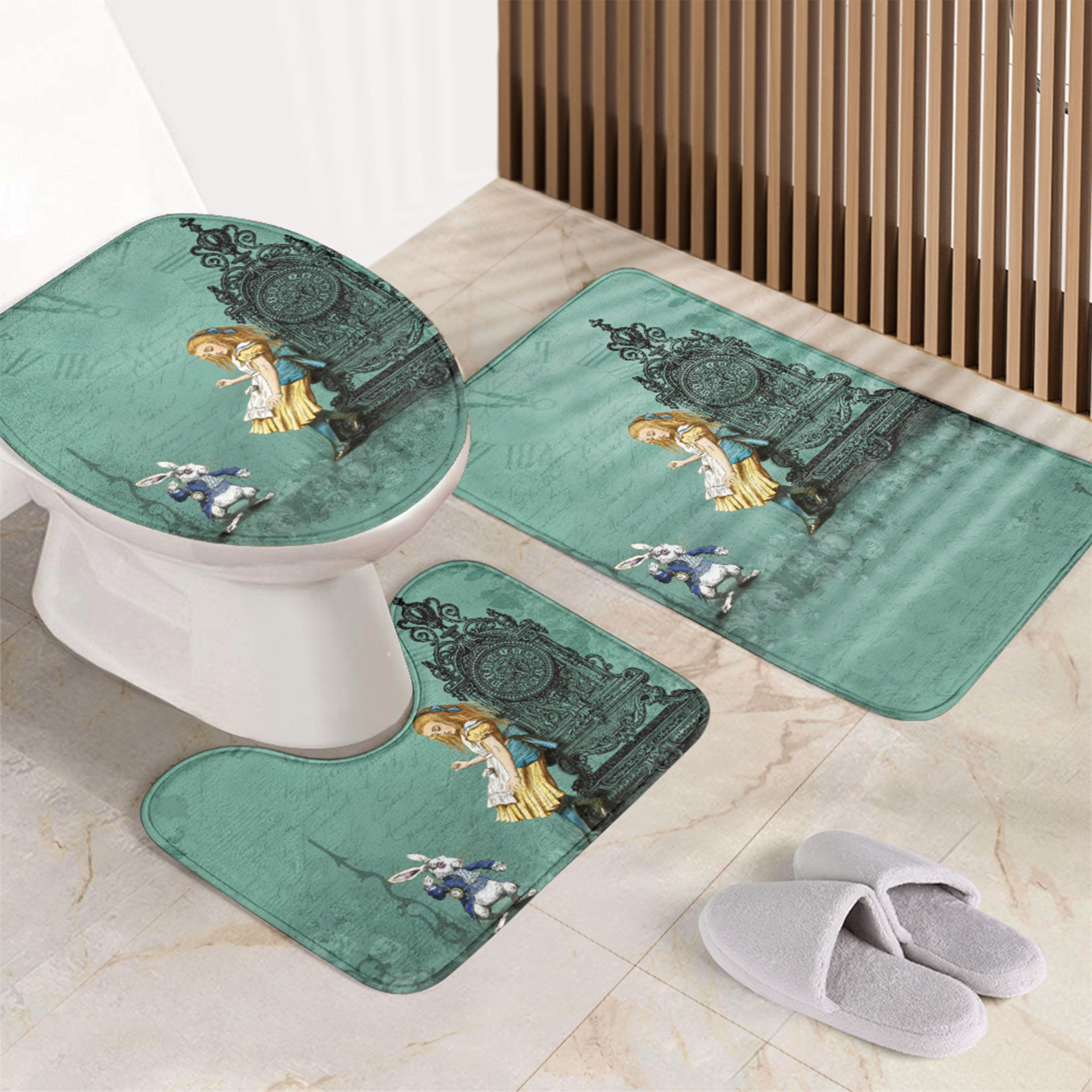Alice in Wonderland Bathroom Set, New Home Gifts for Her Bathroom Home ...