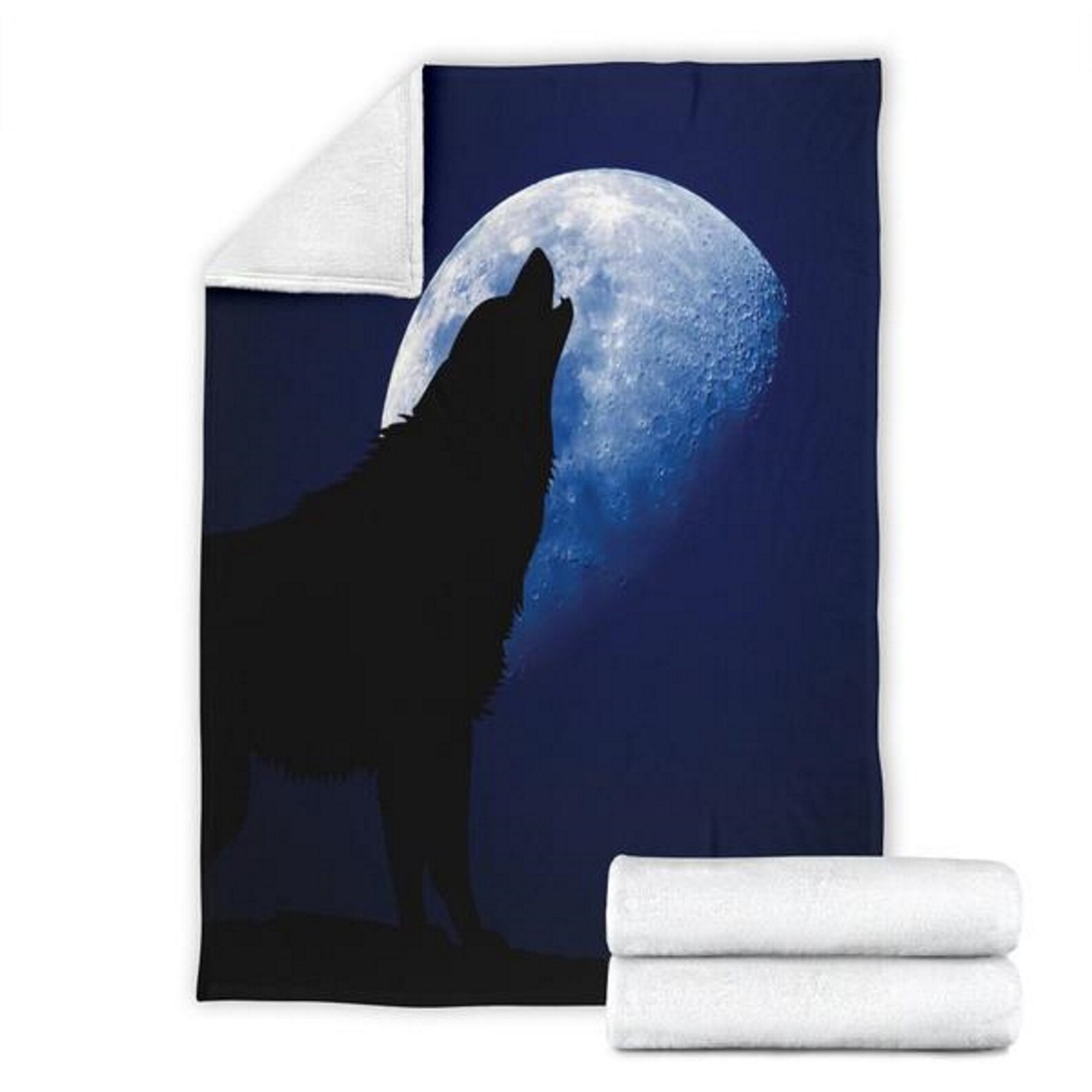 Howling Wolf Throws and Blankets Housewarming Gift Throw | Etsy