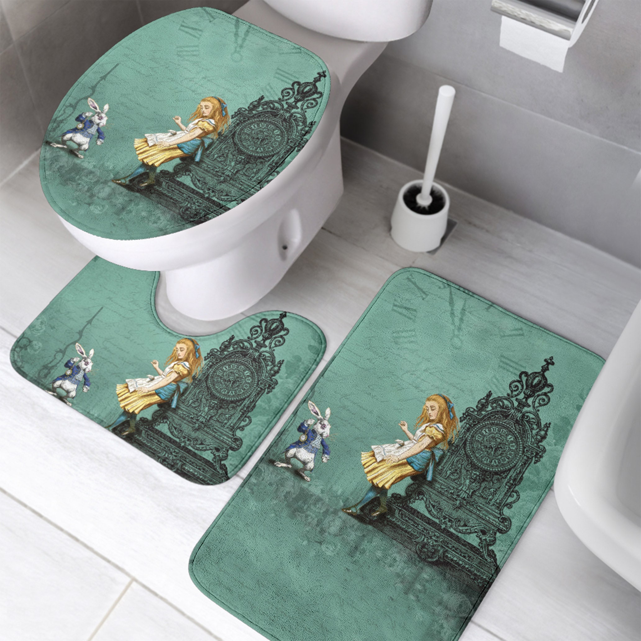 Alice in Wonderland Bathroom Set, New Home Gifts for Her Bathroom Home ...