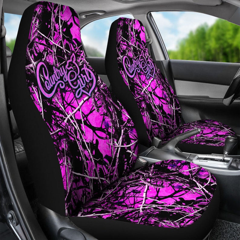 Country Girl Doe Car Seat Covers, Front Seat Covers New Car Gifts for ...