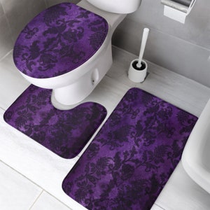 Purple Bathroom - Etsy