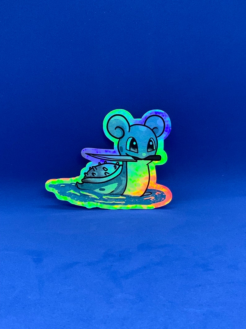Lapras Sticker Pokemon Stickers Pokemon Fan Art Water Resistant ...