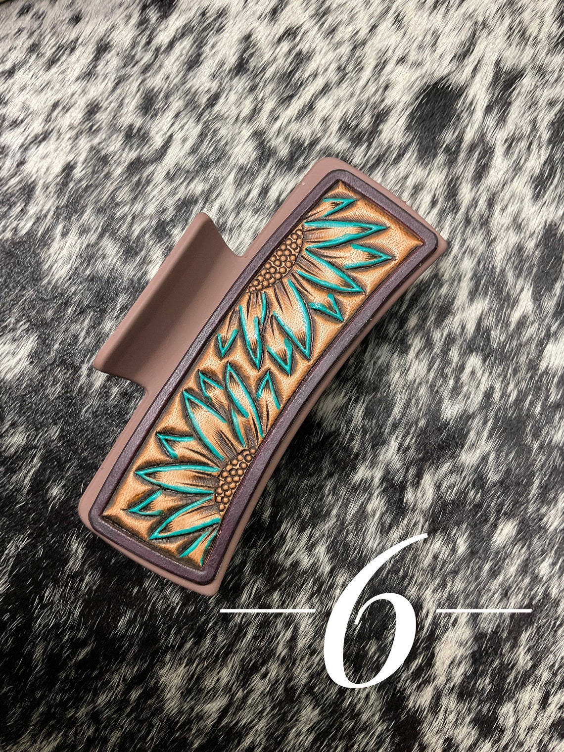 4 Hand Tooled Claw Clips - Etsy