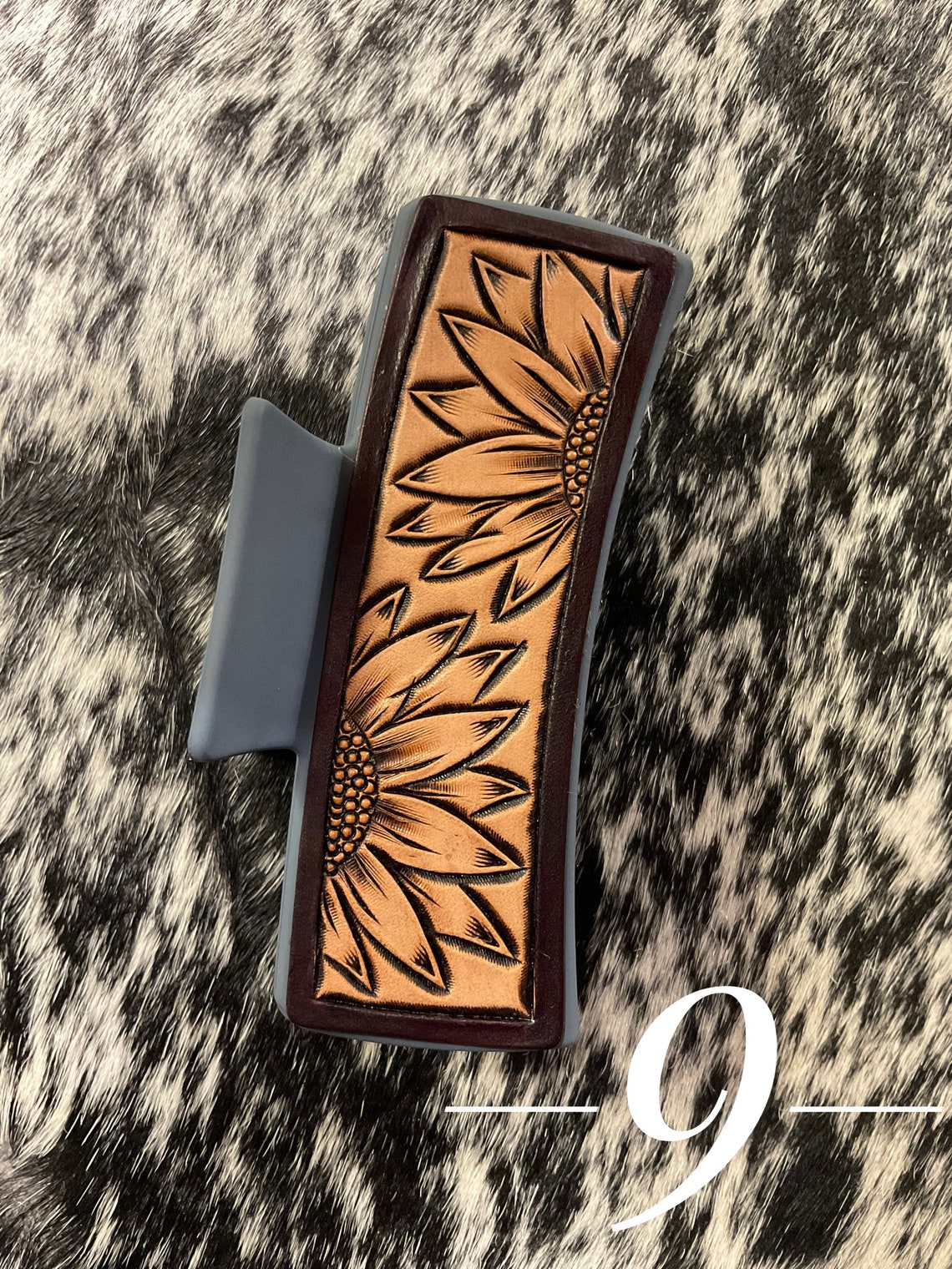 4 Hand Tooled Claw Clips - Etsy