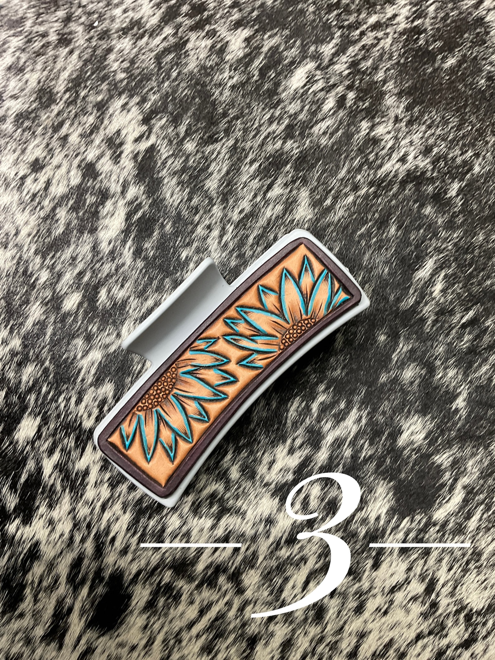 4 Hand Tooled Claw Clips - Etsy