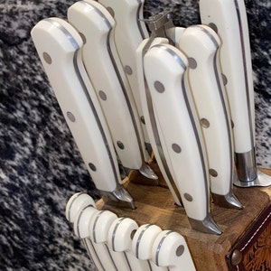 Hand Tooled Knife Block - Etsy
