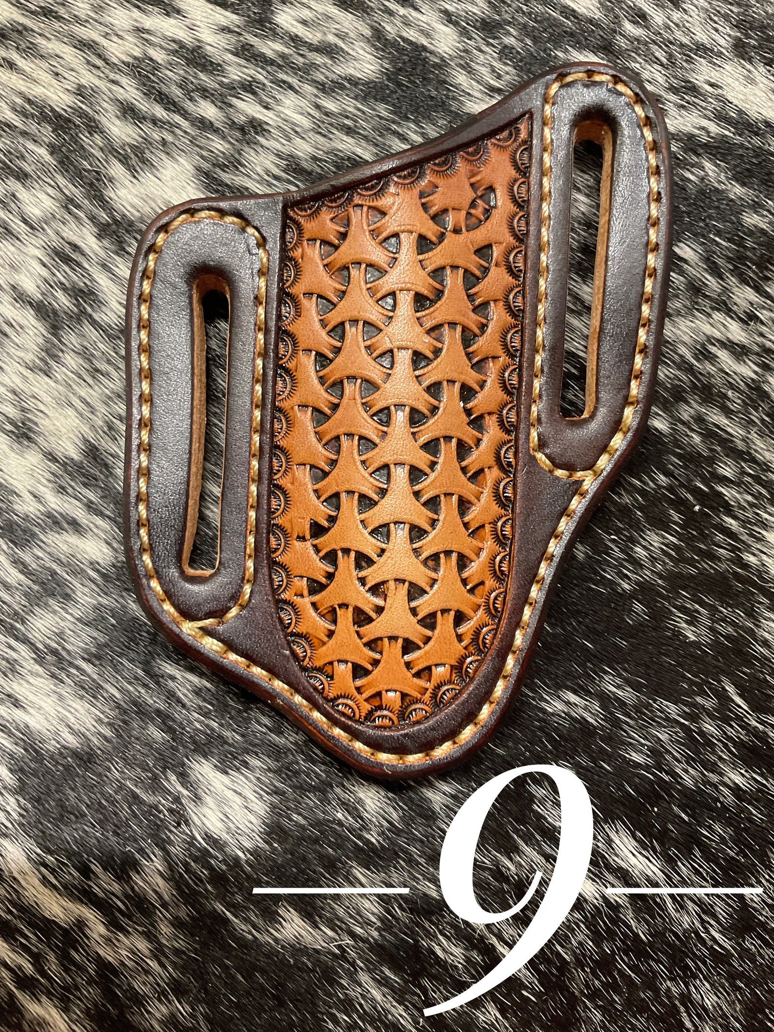 D) Hand Tooled Leather Knife Sheath - Etsy
