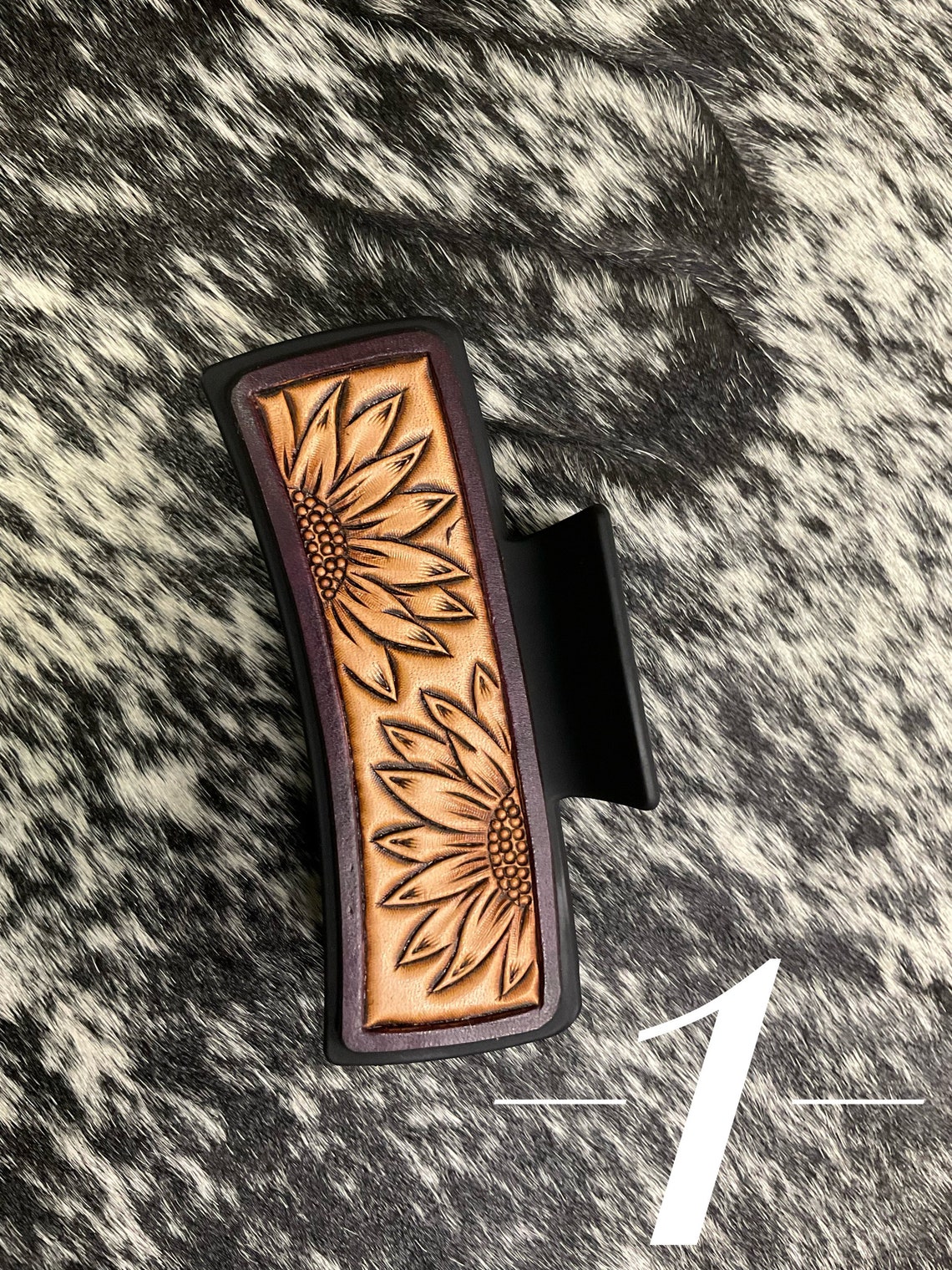 4 Hand Tooled Claw Clips - Etsy