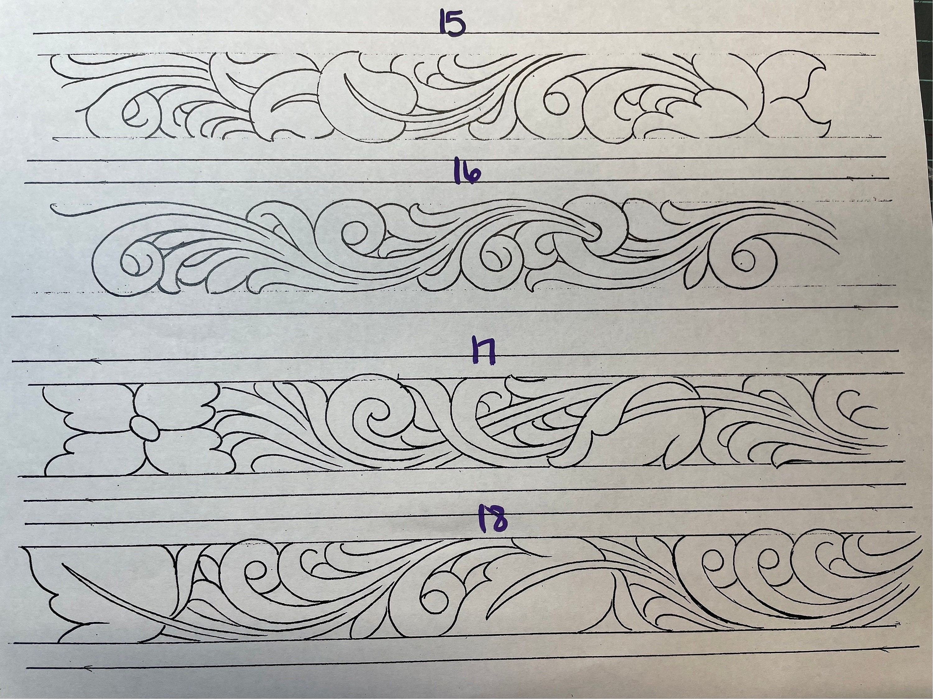 Custom Hand Tooled Leather Belt - Etsy