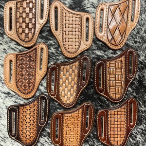 D) Hand Tooled Leather Knife Sheath - Etsy