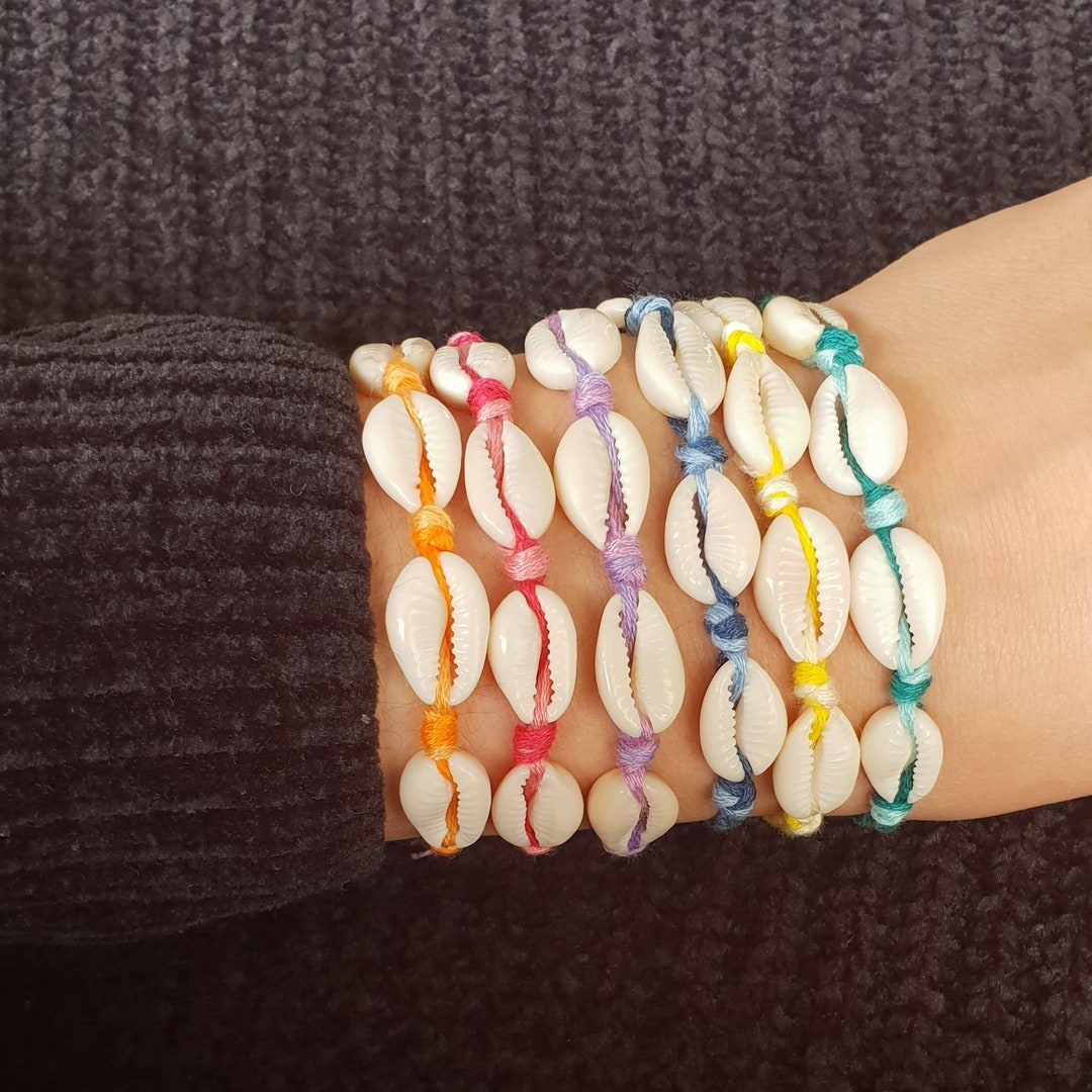 Cowrie Shell Bracelet, Cowrie Shell, Friendship Gift, Gift for Her ...