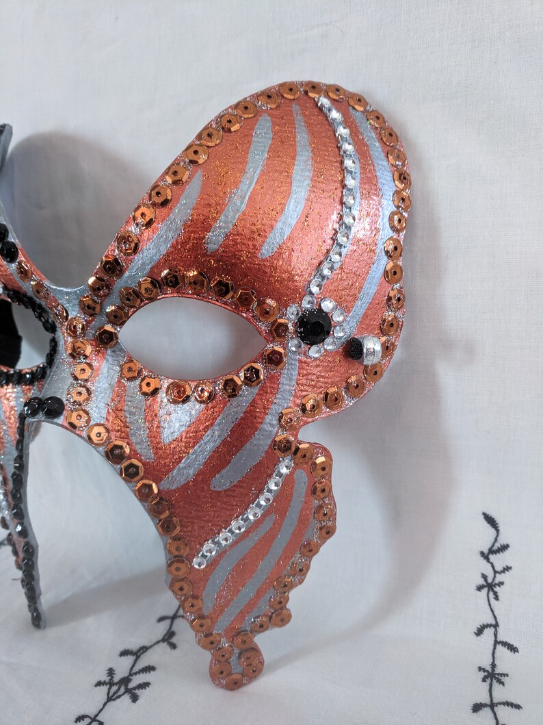 Men's Masquerade Mask | Warrior Halloween Mask | Hand-painted Costume ...