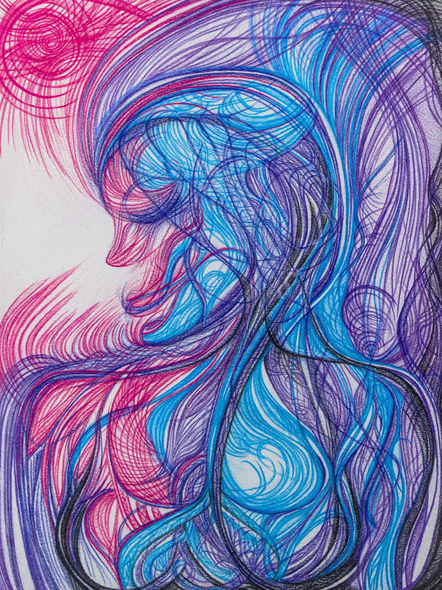 The Girl With Many Secrets Feminist Wall Art Female Empowerment ...