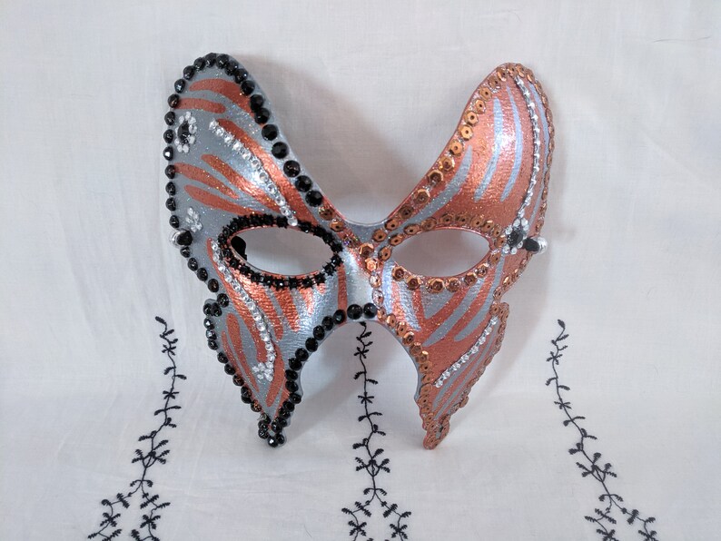 Men's Masquerade Mask | Warrior Halloween Mask | Hand-painted Costume ...