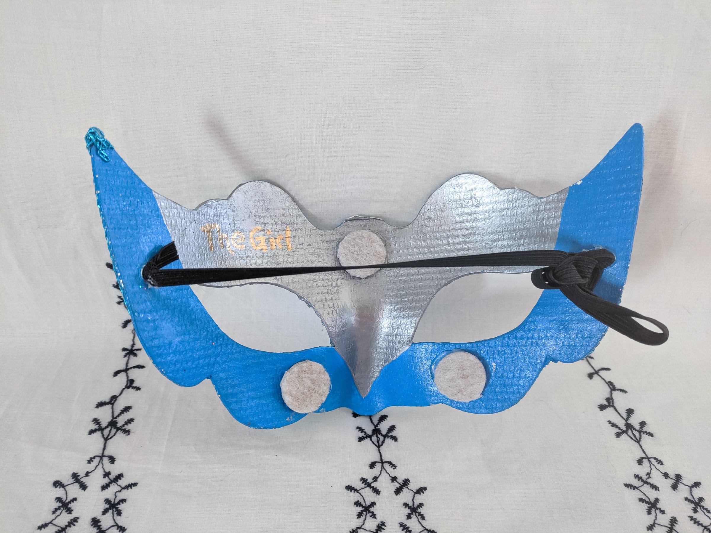 Blue Carnival Mask | Sparkly Masquerade Mask | Jeweled Halloween Mask ...