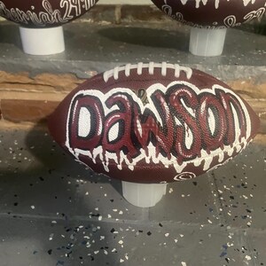 Football, Custom Painted Football, Personalized Football, Custom Sports ...
