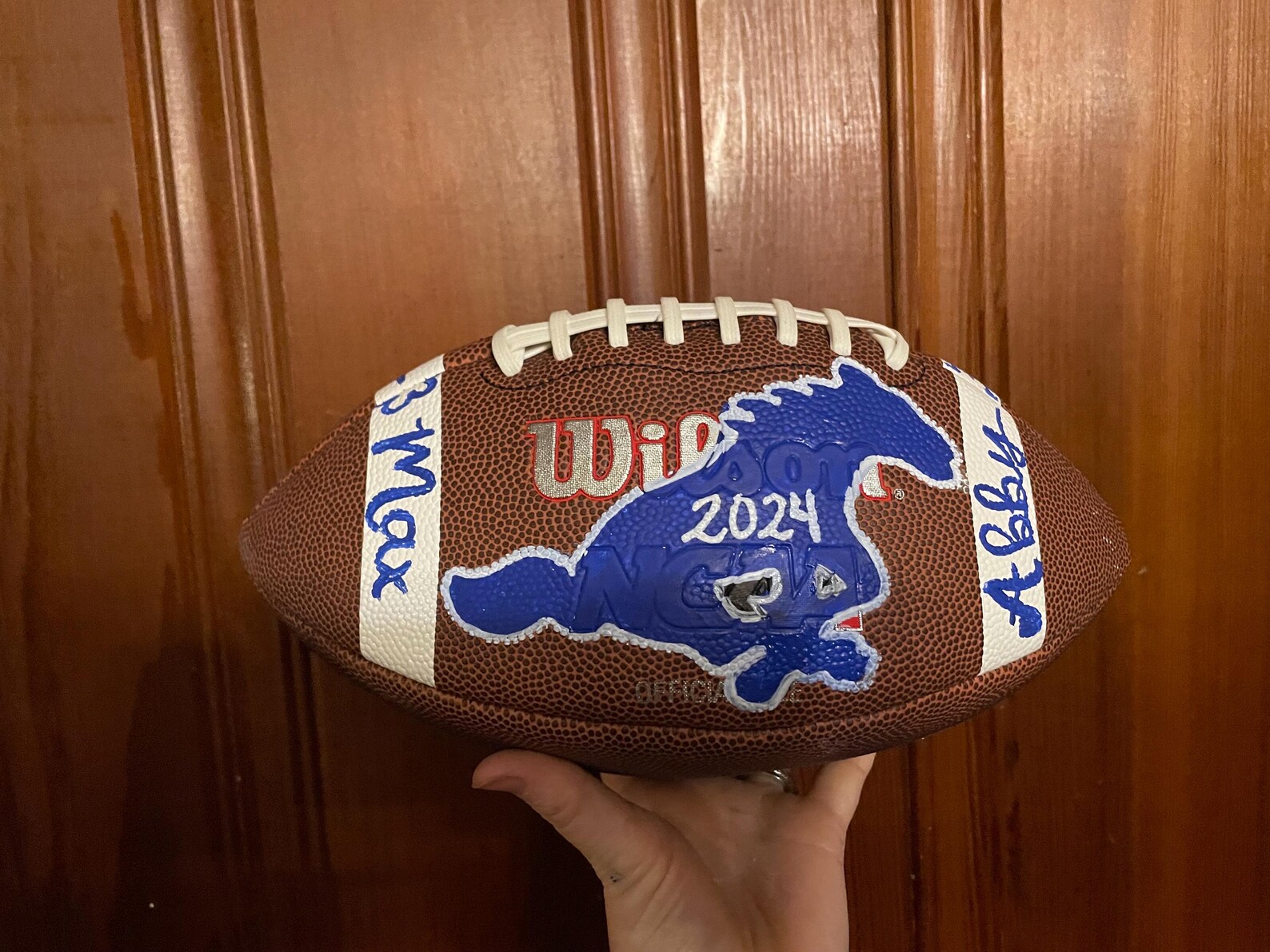 Football, Custom Painted Football, Personalized Football, Custom Sports ...