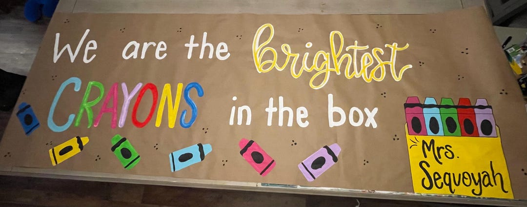 Classroom Banner School Banners, Hand Painted Banners, Teacher Banners ...