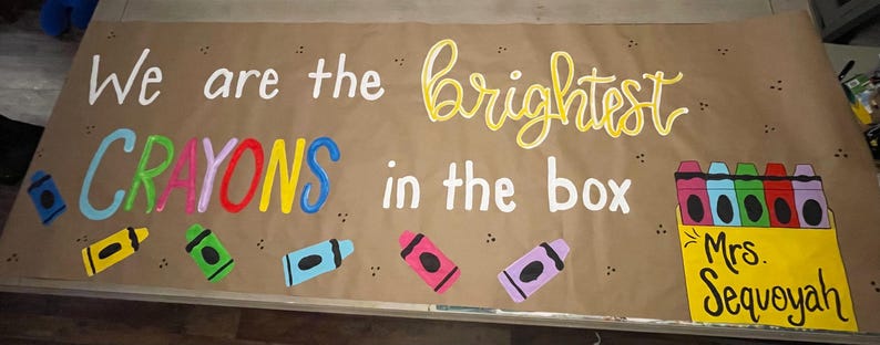 Classroom Banner School Banners, Hand Painted Banners, Teacher Banners ...