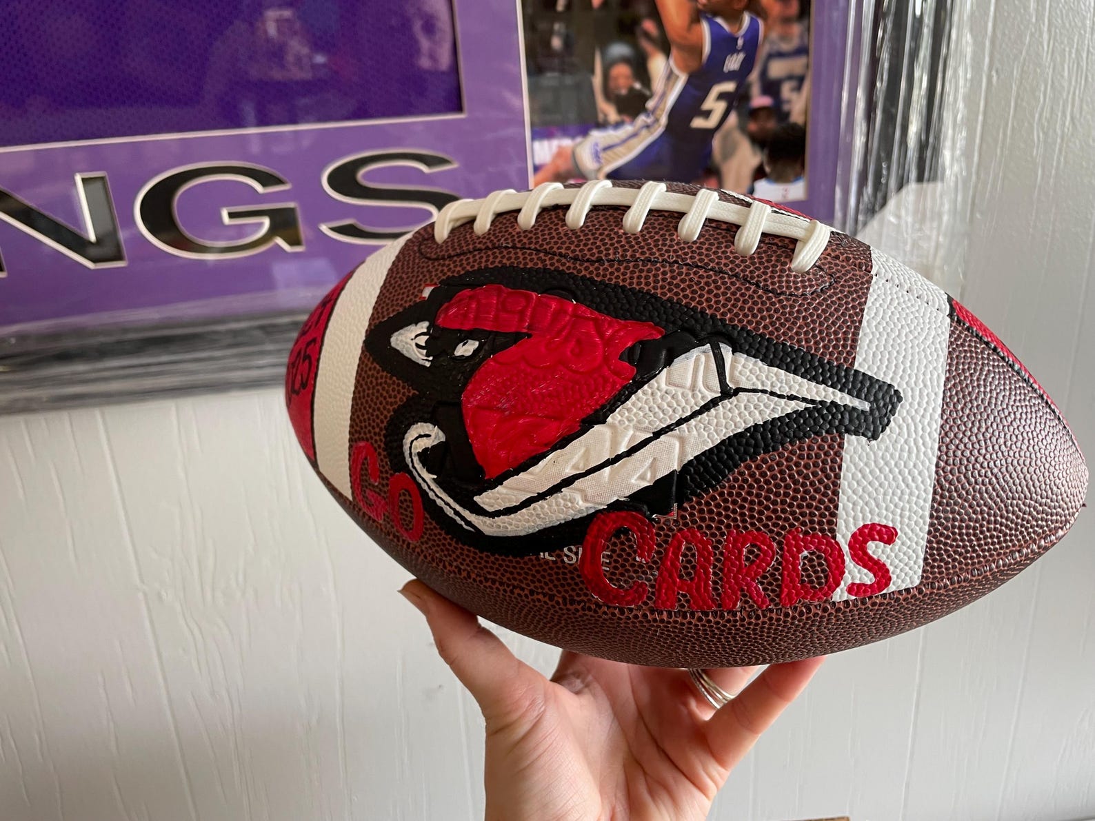Football, Custom Painted Football, Personalized Football, Custom Sports ...