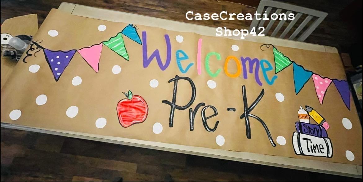 Classroom Banner School Banners, Hand Painted Banners, Teacher Banners ...