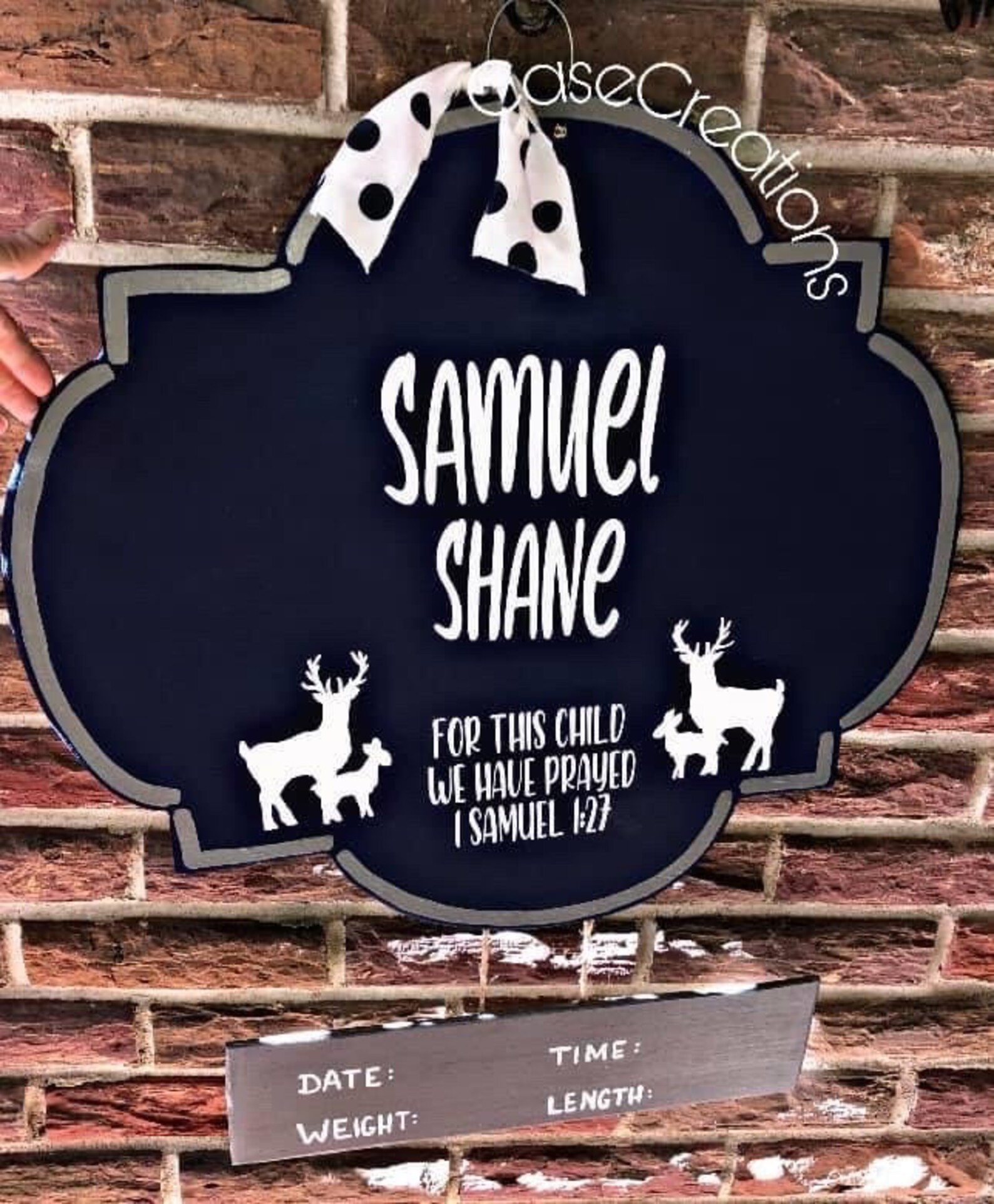Baby Boy Hospital Sign, Blue Baby Door Hanger, Cow Skull Baby Door,baby ...